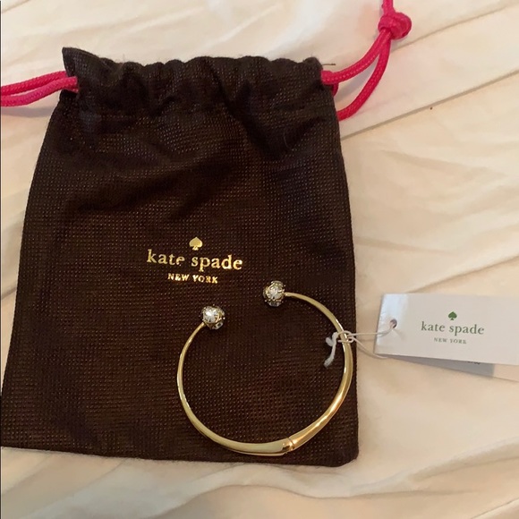 kate spade | Jewelry | Nwt Kate Spade Gold And Diamonds Bracelet | Poshmark